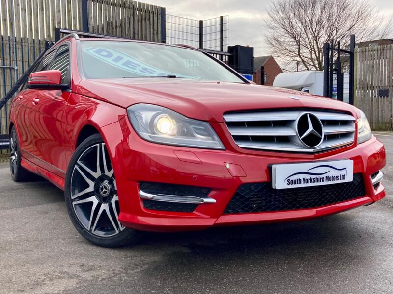Used MERCEDES-BENZ C CLASS 2013 Red in Doncaster, South Yorkshire ...